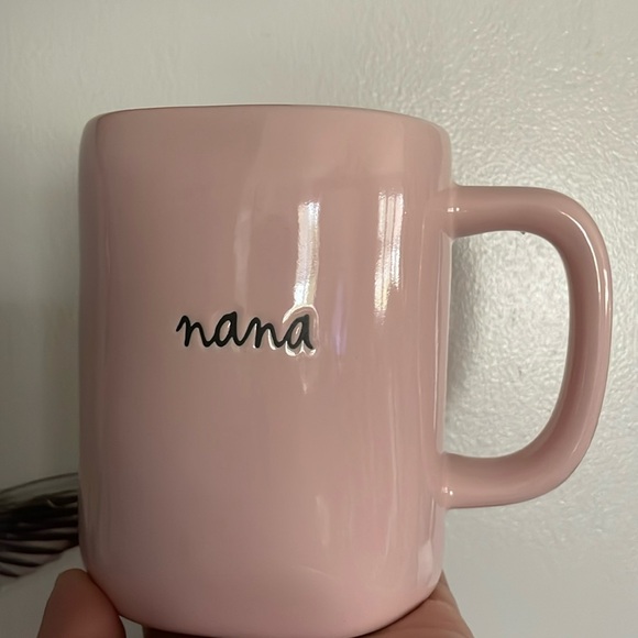 Rae Dunn | Dining | New Rae Dunn Pink Nana Mug In Cursive Nwot 6 | Poshmark